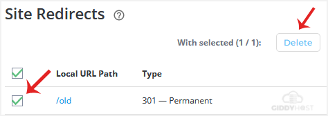 How to Remove a Redirect From Your Website Using DirectAdmin - Giddy Host